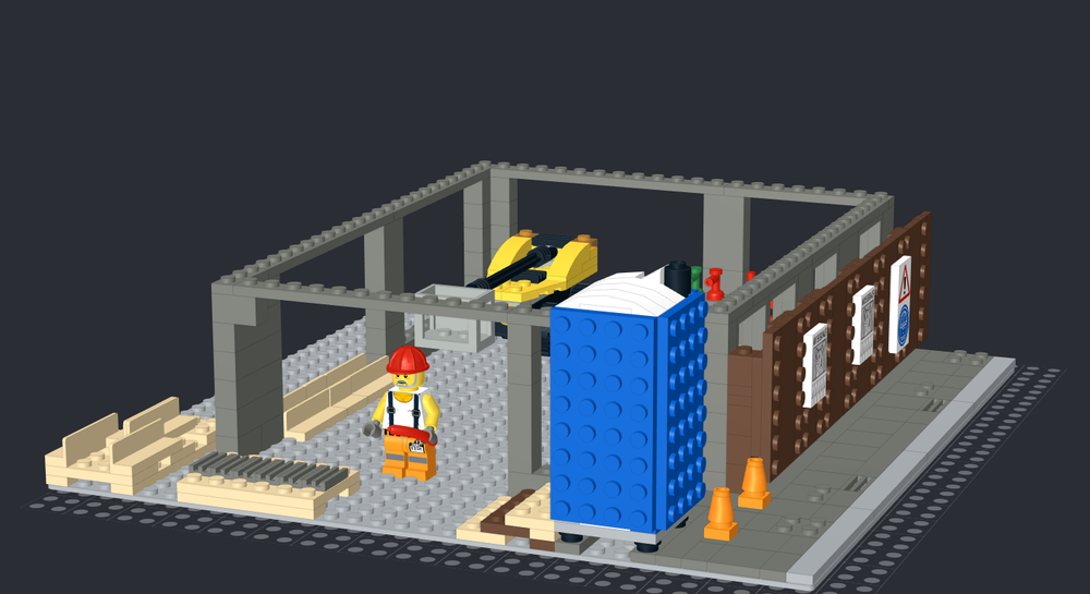 LEGO MOC Construction Site by woodstockbrix89 | Rebrickable - Build ...