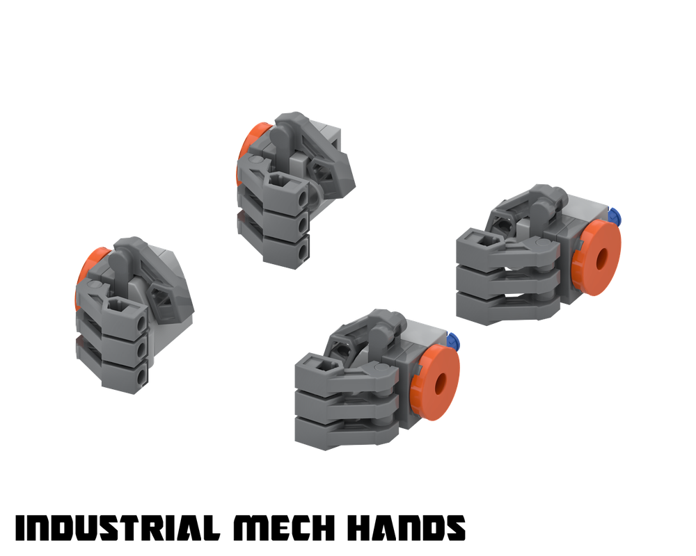 LEGO MOC Add-on Pack: Mech Hands - (For Space Construction Mech II MOC ...