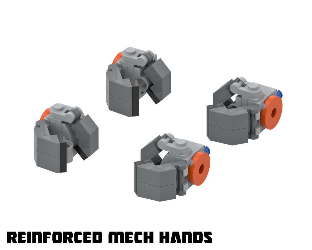 LEGO MOC Add-on Pack: Mech Hands - (For Space Construction Mech II MOC ...