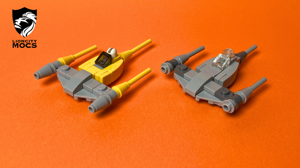 LEGO MOC Naboo Starfighter Tutorial (1:120) by Lioncity Mocs ...