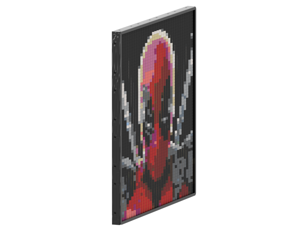 LEGO MOC Deadpool & Wolverine Cheese Slope Pixel Art by Bucktopus ...