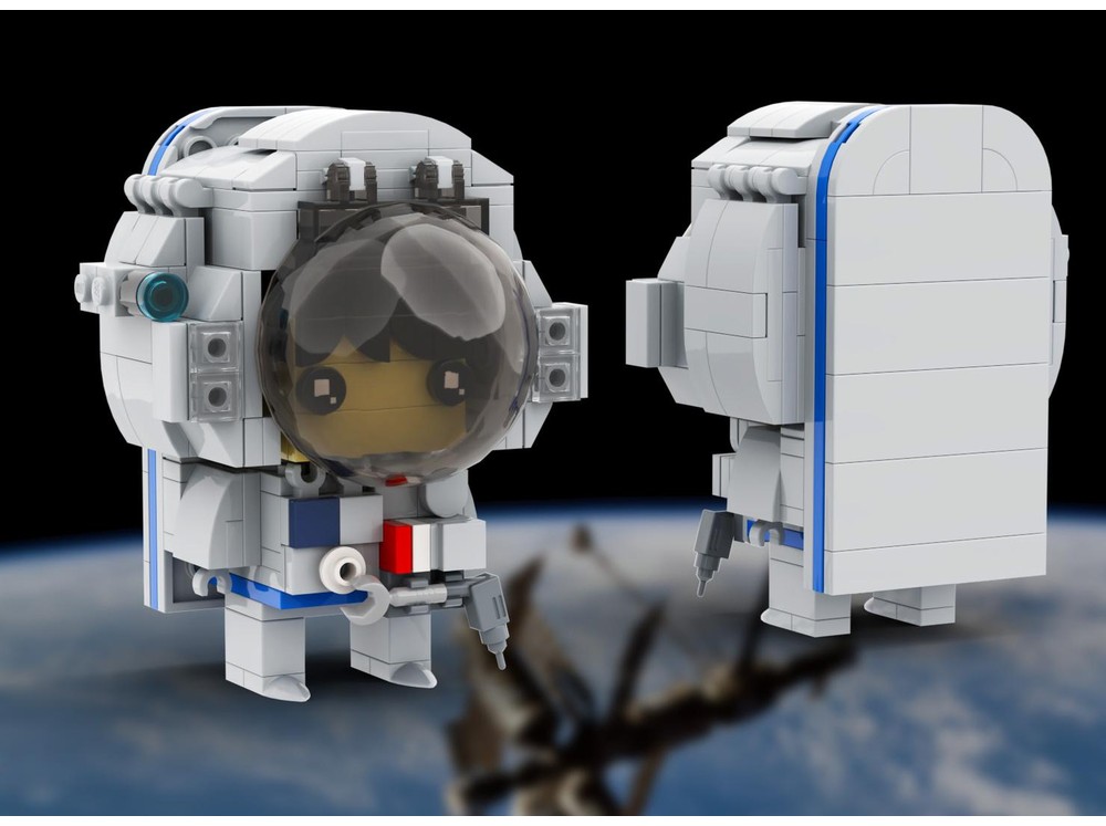 Lego Moc Brickheadz Russian Spacesuit Orlan By Michelanlego