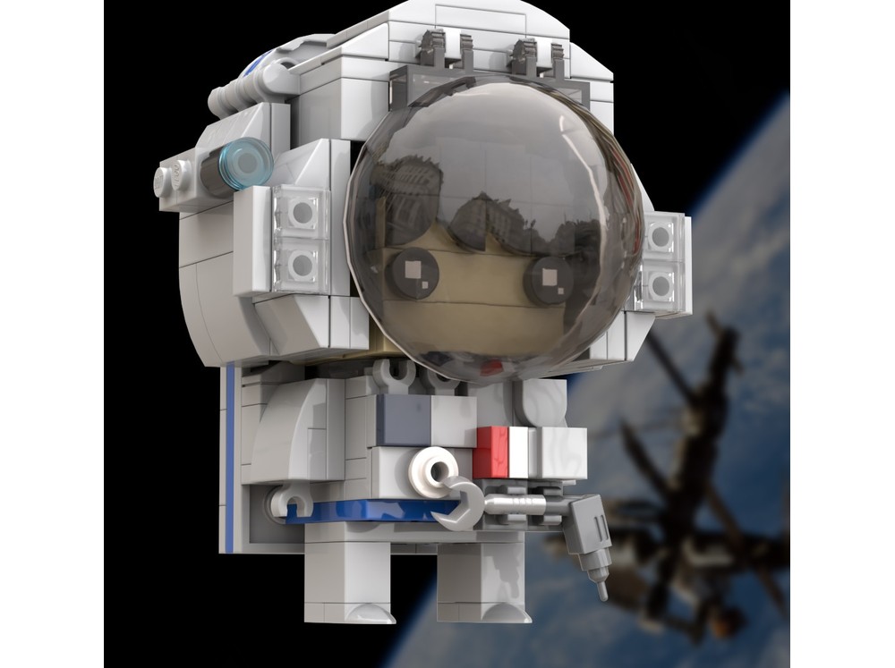 Lego Moc Brickheadz Russian Spacesuit Orlan By Michelanlego