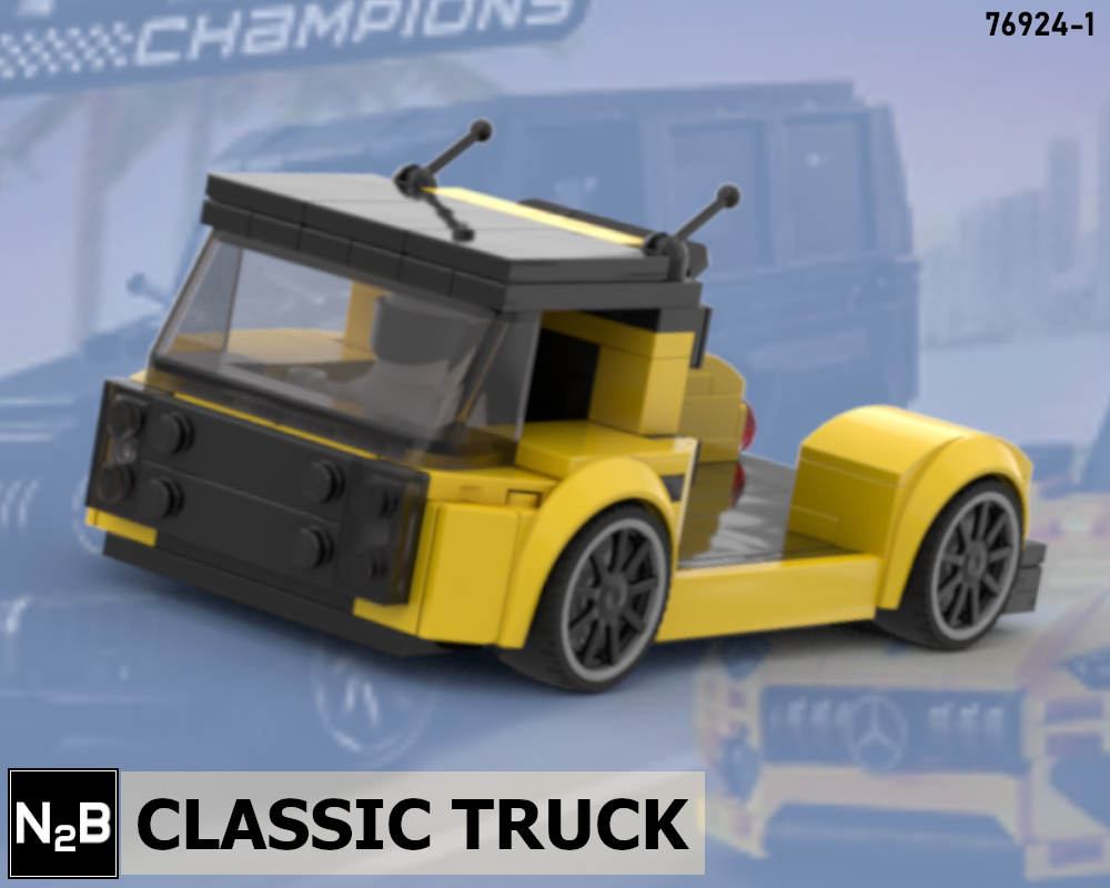 LEGO MOC 76924-1 Classic Truck by n2brick | Rebrickable - Build with LEGO