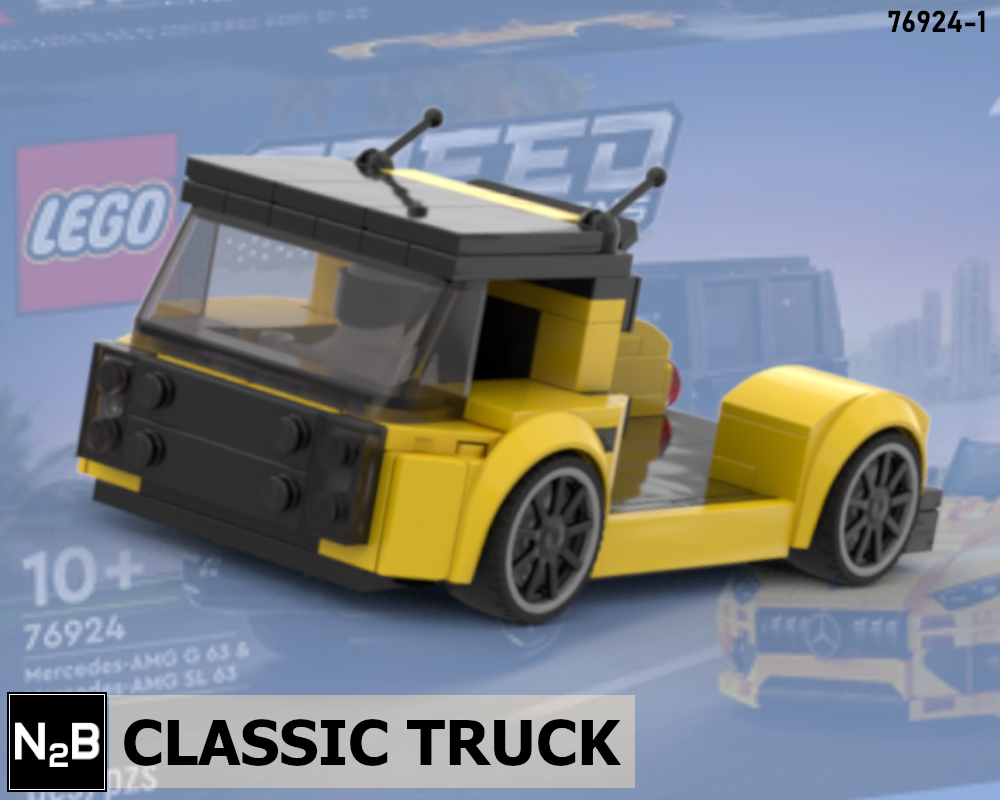 LEGO MOC 76924-1 Classic Truck by n2brick | Rebrickable - Build with LEGO