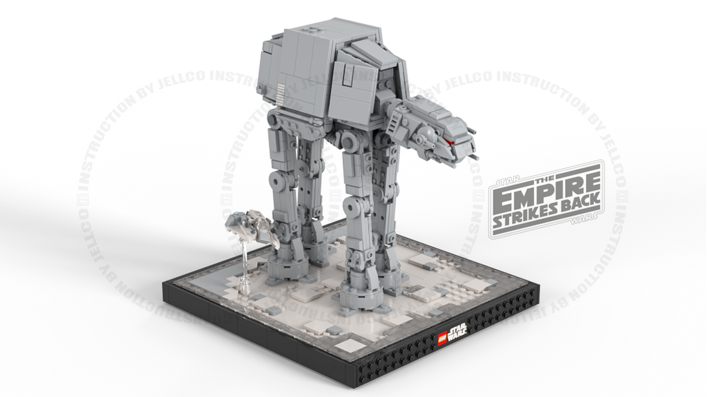 LEGO MOC Small Size AT-AT & AT-ACT Dioramas with Two Builds by jellco ...