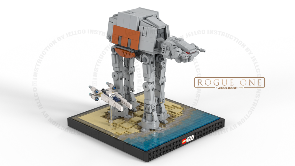 LEGO MOC Small Size AT-AT & AT-ACT Dioramas with Two Builds by jellco ...