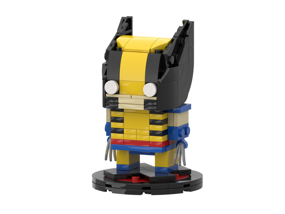 Lego Moc Wolverine Brickhead 4 Pack By Bucktopus Rebrickable Build