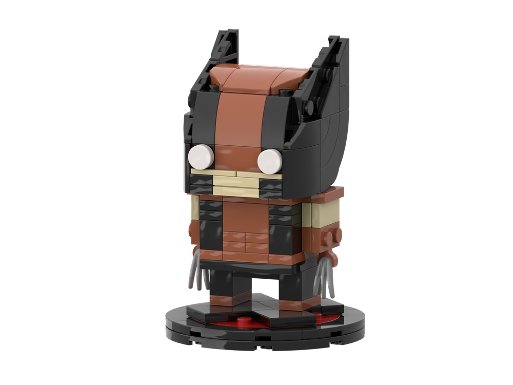 LEGO MOC Wolverine Brickhead 4-PACK by Bucktopus | Rebrickable - Build ...