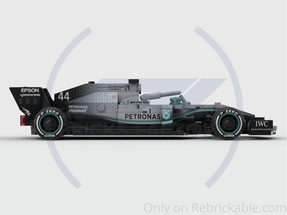 LEGO MOC F1 Mercedes W10 by Pit Lane Bricks Factory | Rebrickable ...