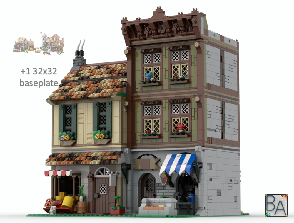 LEGO MOC Hardware & Grocer by Brick Artisan | Rebrickable - Build with LEGO