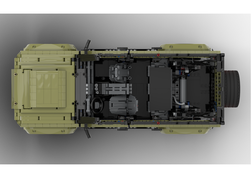 LEGO MOC Front jump seat for 1:10 Land Rover Defender 110 RC MOC by ...