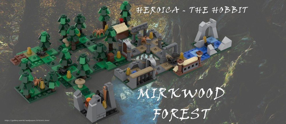 LEGO MOC-193155 Heroica - Mirkwood Forest by Cegeha Elbe | Rebrickable ...