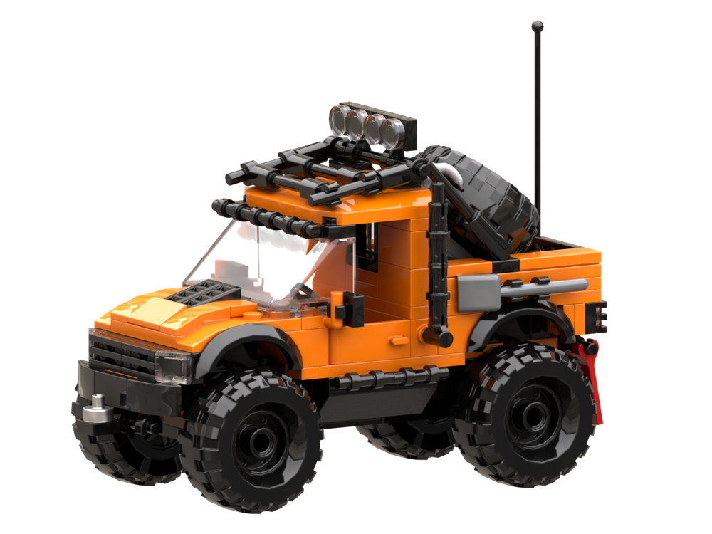LEGO MOC Pickup Rally 4x4 off roader by bloco_de_ideias | Rebrickable ...