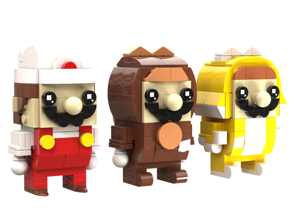 LEGO MOC Mario Powerups Brickheadz by tacotaco64™️ | Rebrickable ...