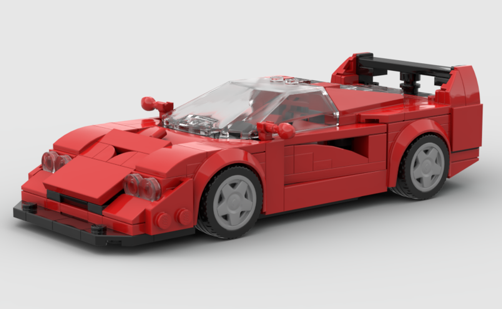 LEGO MOC Ferrari F40 Competizione by Raymember | Rebrickable - Build ...