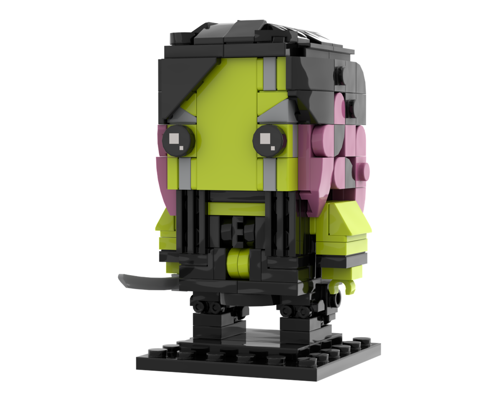 LEGO MOC Gamora Brickheadz by Ant0noo | Rebrickable - Build with LEGO
