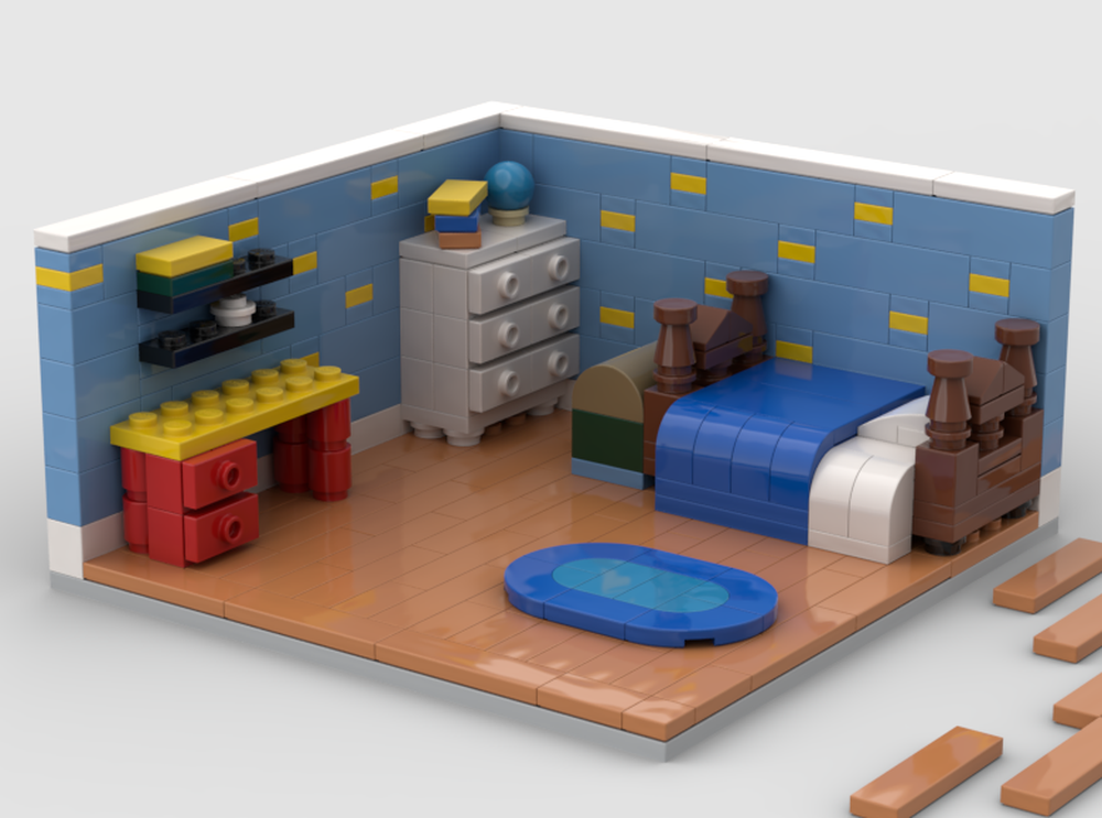 Lego Moc Andys Room By Zealotlego Rebrickable Build With Lego