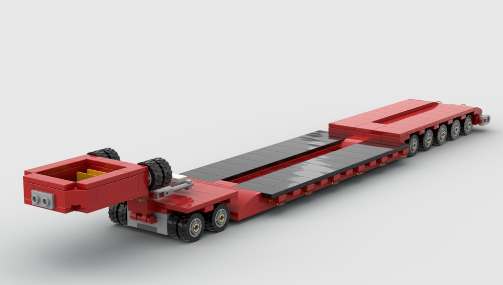 LEGO MOC Flatbed trailer by phigeon | Rebrickable - Build with LEGO