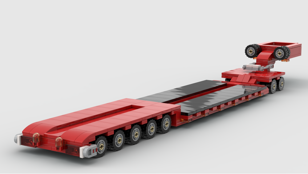 Lego Moc Flatbed Trailer By Phigeon Rebrickable Build With Lego