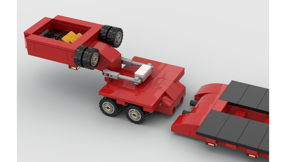 Lego Moc Flatbed Trailer By Phigeon Rebrickable Build With Lego