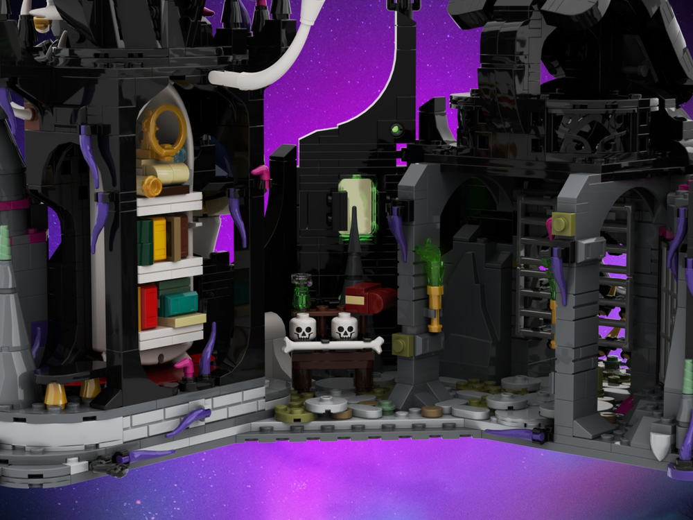 Lego Moc Eldritch Castle By Ploopis Rebrickable Build With Lego