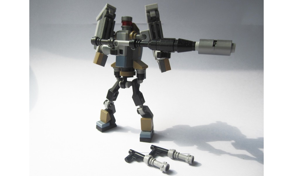 Lego Moc Assassin Robot Micro Mech By Parzival2045 Rebrickable