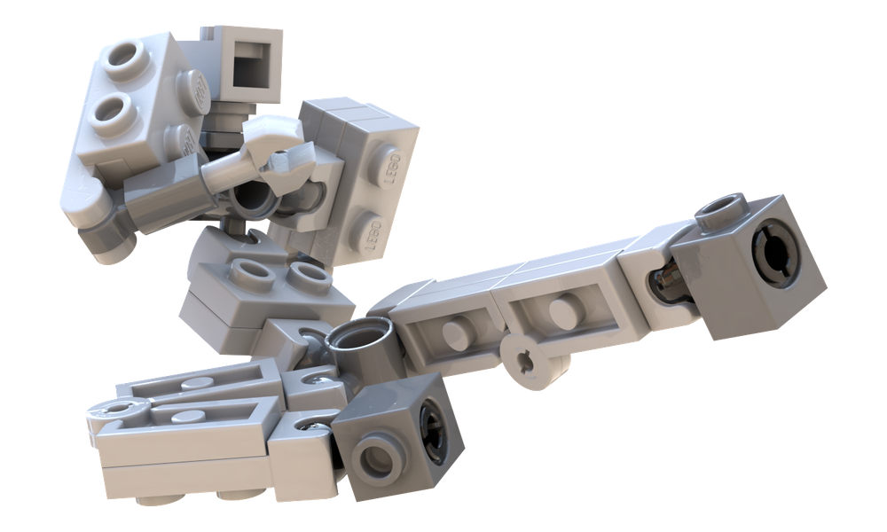 Lego Moc Micro Robot Frame Fully Posable Mini Mech By Parzival2045
