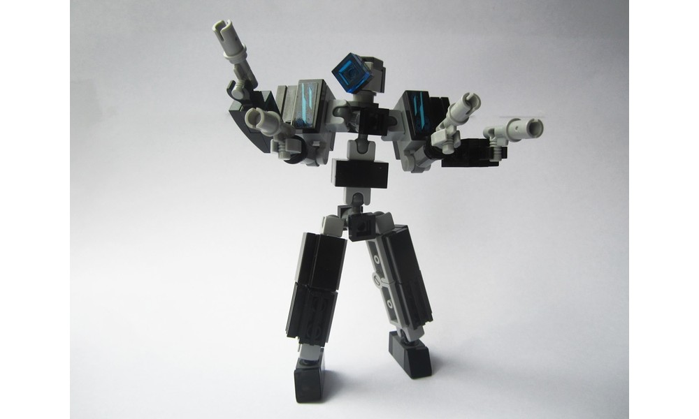 Lego Moc Micro Robot Frame Fully Posable Mini Mech By Parzival2045