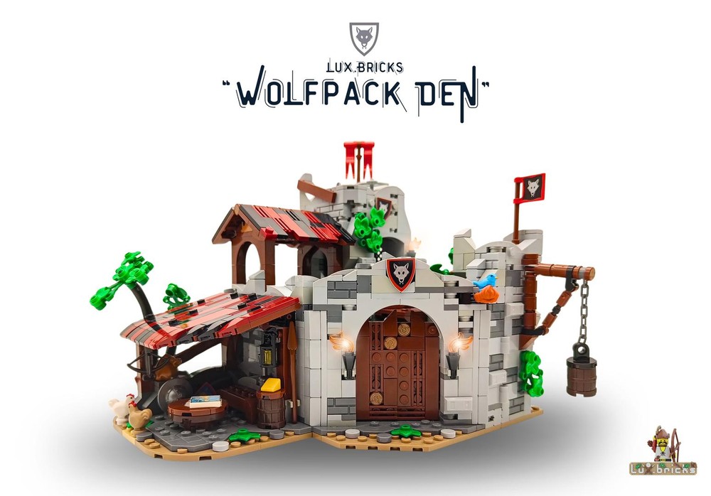 LEGO MOC Wolfpack Den by lux.bricks | Rebrickable - Build with LEGO