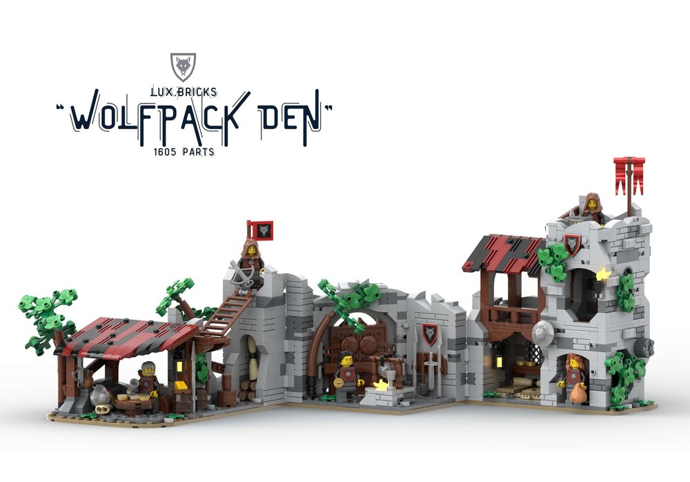 Lego Moc Wolfpack Den By Luxbricks Rebrickable Build With Lego