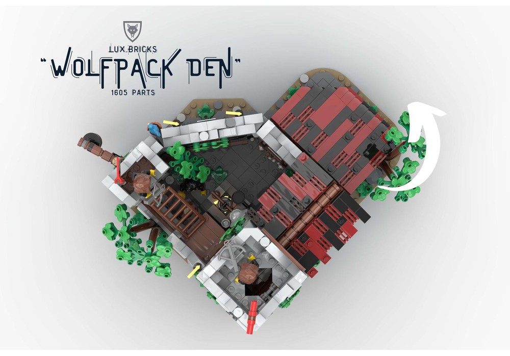 LEGO MOC Wolfpack Den by lux.bricks | Rebrickable - Build with LEGO