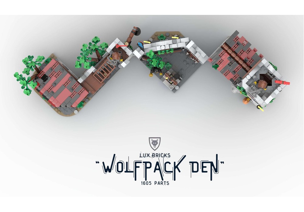 Lego Moc Wolfpack Den By Luxbricks Rebrickable Build With Lego