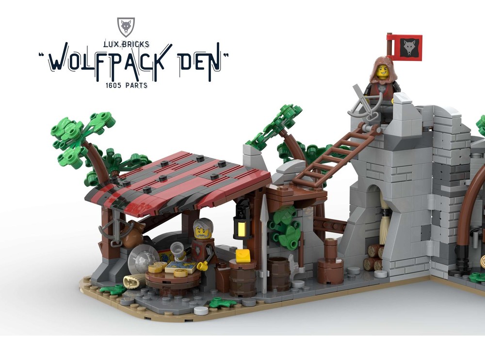 Lego Moc Wolfpack Den By Luxbricks Rebrickable Build With Lego