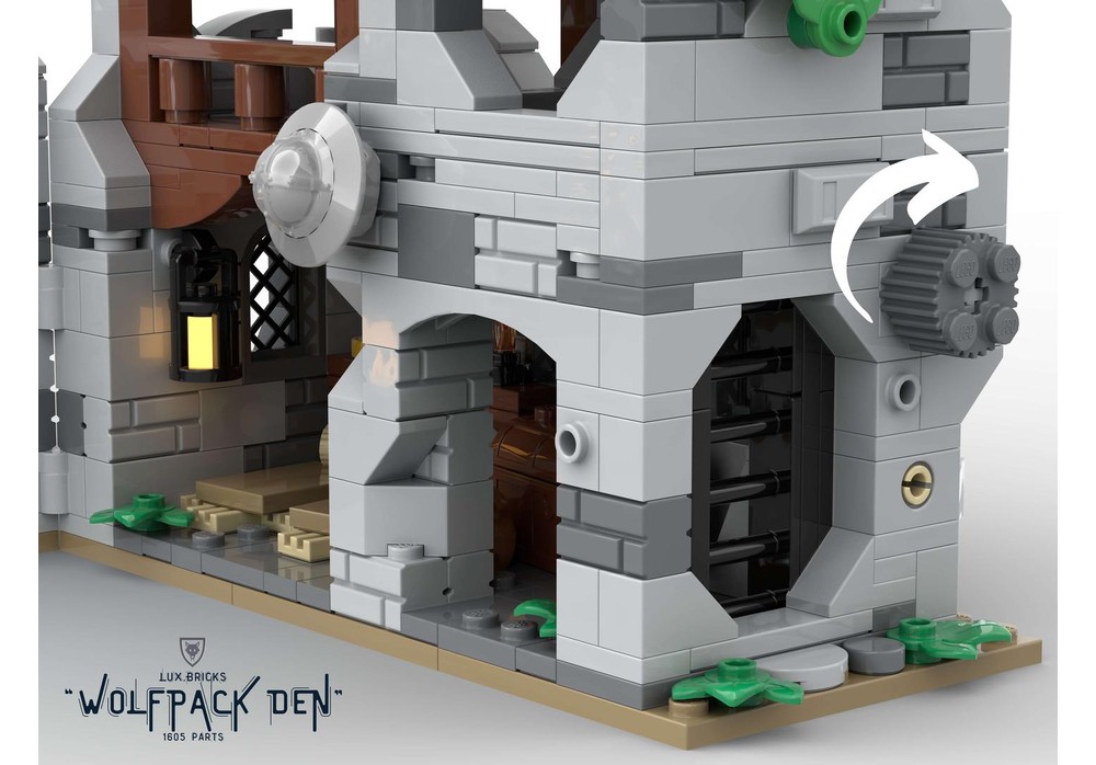 Lego Moc Wolfpack Den By Luxbricks Rebrickable Build With Lego