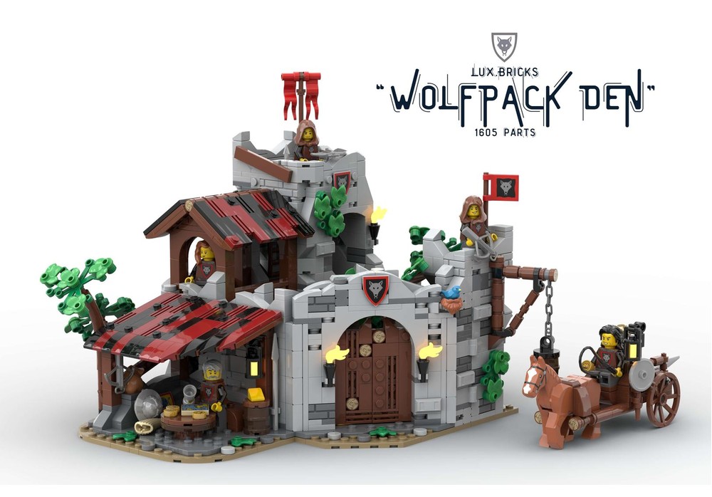 Lego Moc Wolfpack Den By Luxbricks Rebrickable Build With Lego