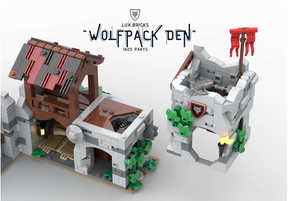 Lego Moc Wolfpack Den By Luxbricks Rebrickable Build With Lego