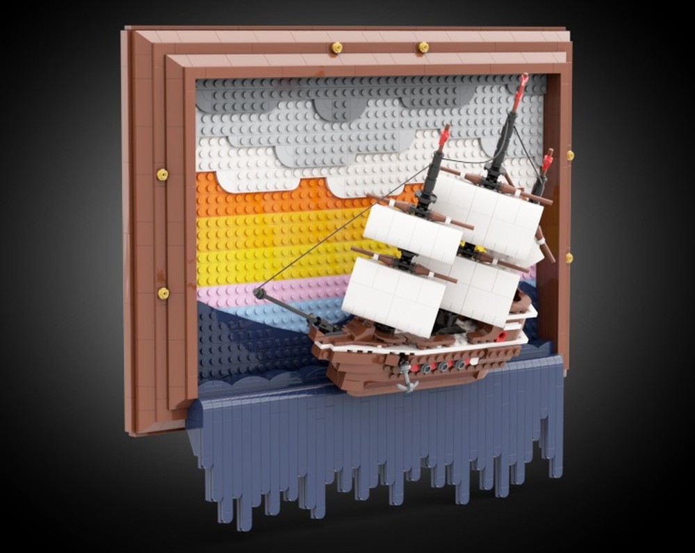 LEGO MOC At World's Edge by Mikey_Brickalloti | Rebrickable - Build ...