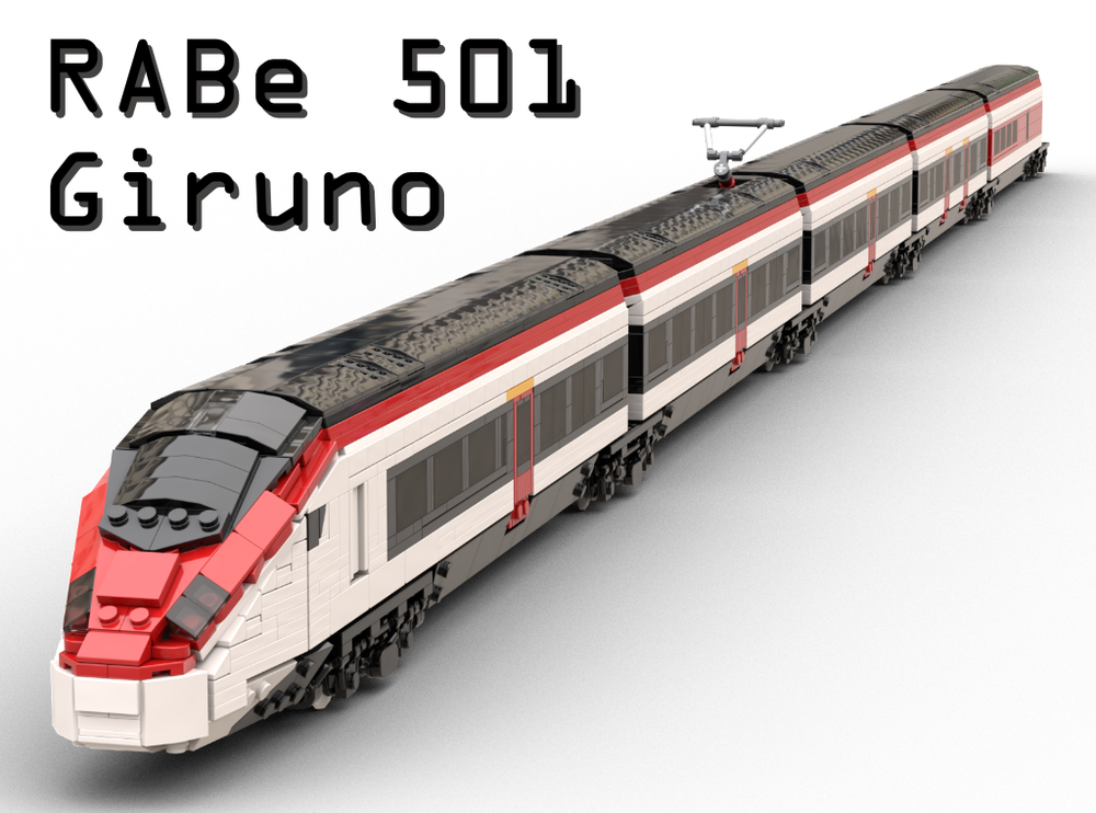 LEGO MOC-193220 RABe 501 Giruno by Alpaco | Rebrickable - Build with LEGO