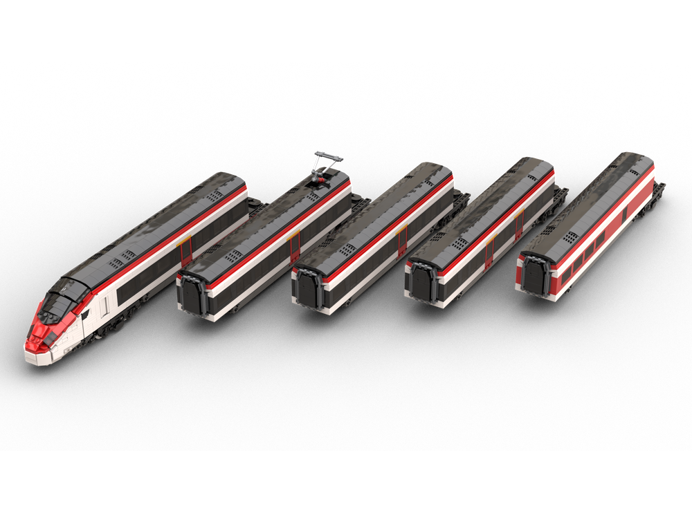 LEGO MOC RABe 501 Giruno by Alpaco | Rebrickable - Build with LEGO