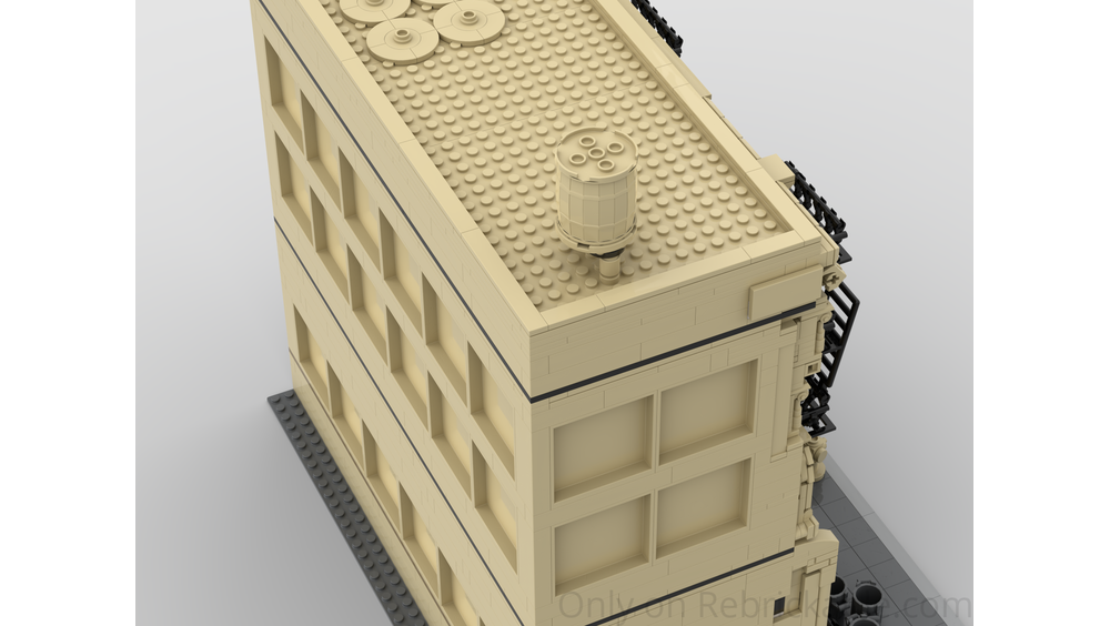 LEGO MOC Modular Led Zeppelin Physical Graffiti album building by qREX ...