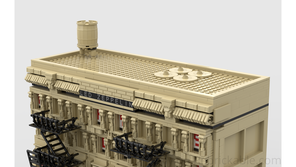 LEGO MOC Modular Led Zeppelin Physical Graffiti album building by qREX ...
