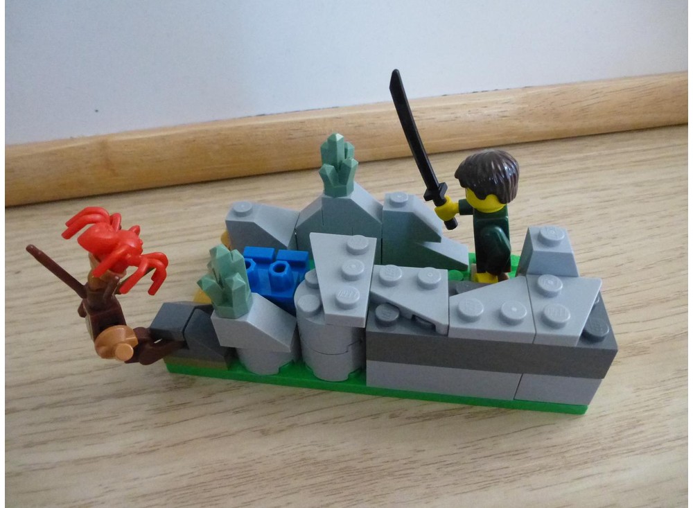 Lego Moc Tresure Cave By Cornierjungle Rebrickable Build With Lego