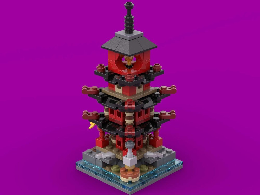 LEGO MOC Mini Ninjago City Temple of Cel-air-brations by icedragonj ...
