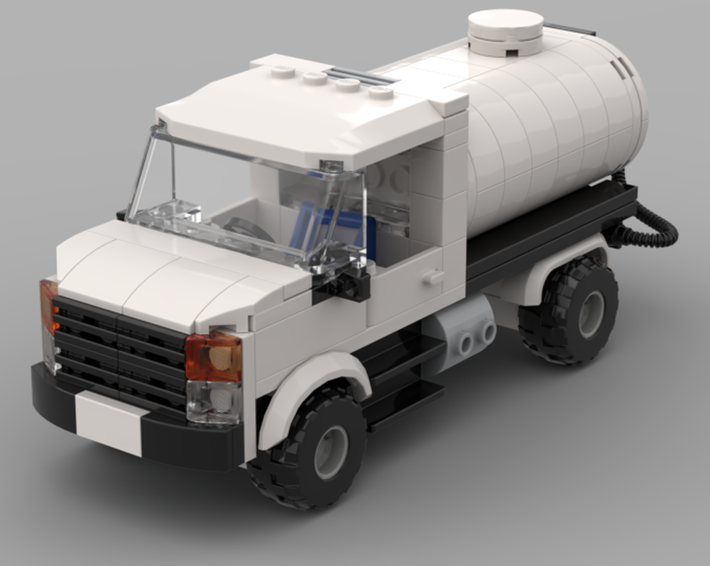 LEGO MOC Water Truck by leeggoo_Creator | Rebrickable - Build with LEGO