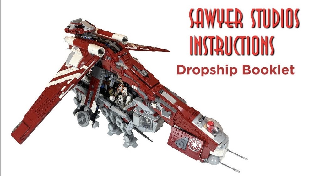 LEGO MOC Coruscant Dropship Alternate Build Instructions by Sawyer ...
