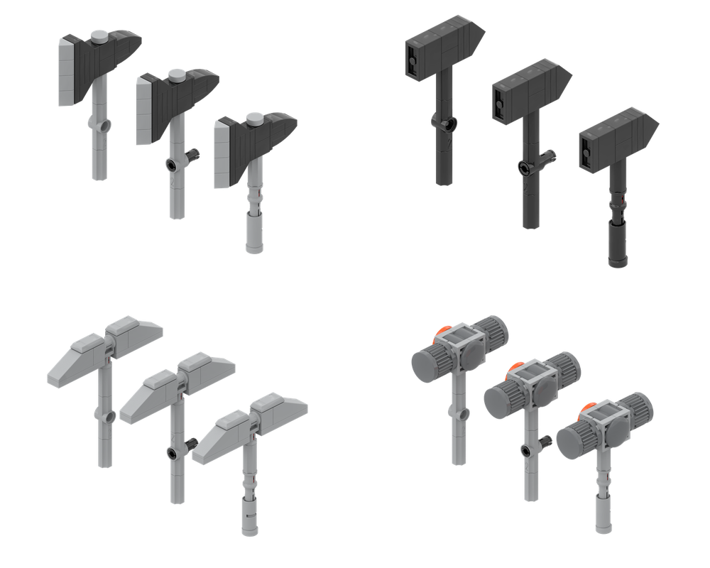 LEGO MOC Add-on Pack: Mech Hand Tools - (MOC-190608 Modification) by ...