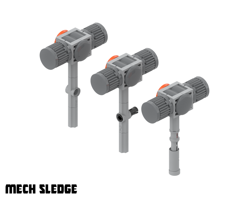 LEGO MOC Add-on Pack: Mech Hand Tools - (MOC-190608 Modification) by ...