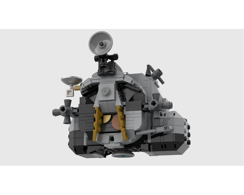LEGO MOC NASA Apollo 11 LM Realism mod-Ascent Stage v1.0 by DadBricks ...
