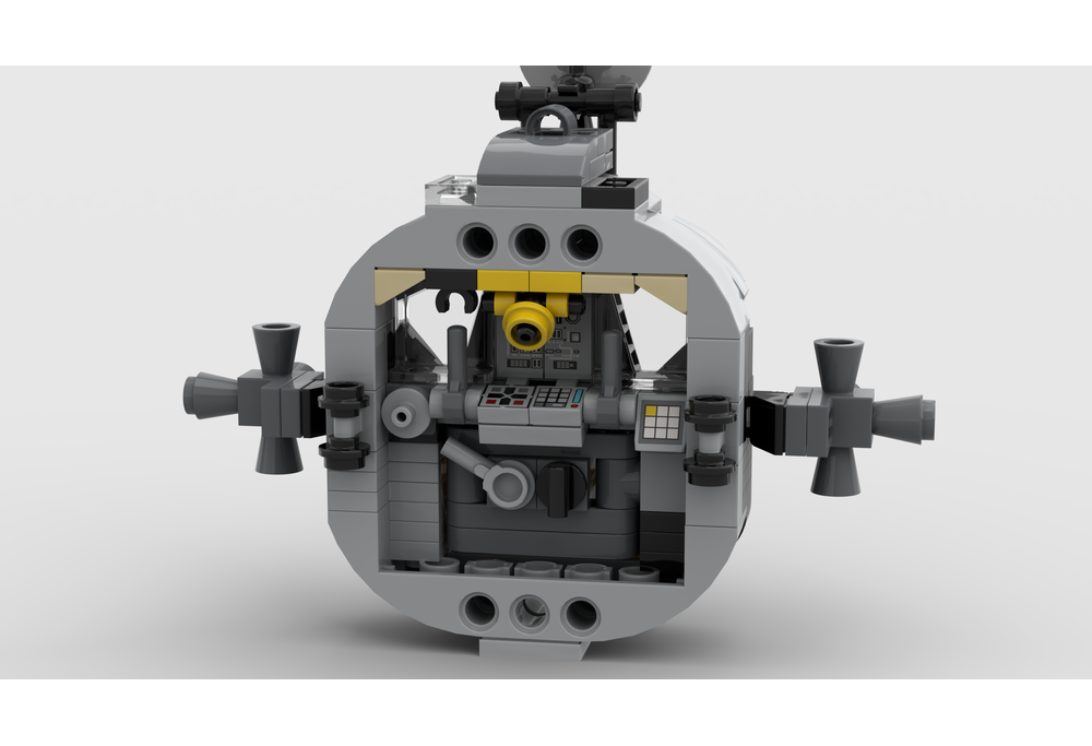 LEGO MOC NASA Apollo 11 LM Realism mod-Ascent Stage v1.0 by DadBricks ...